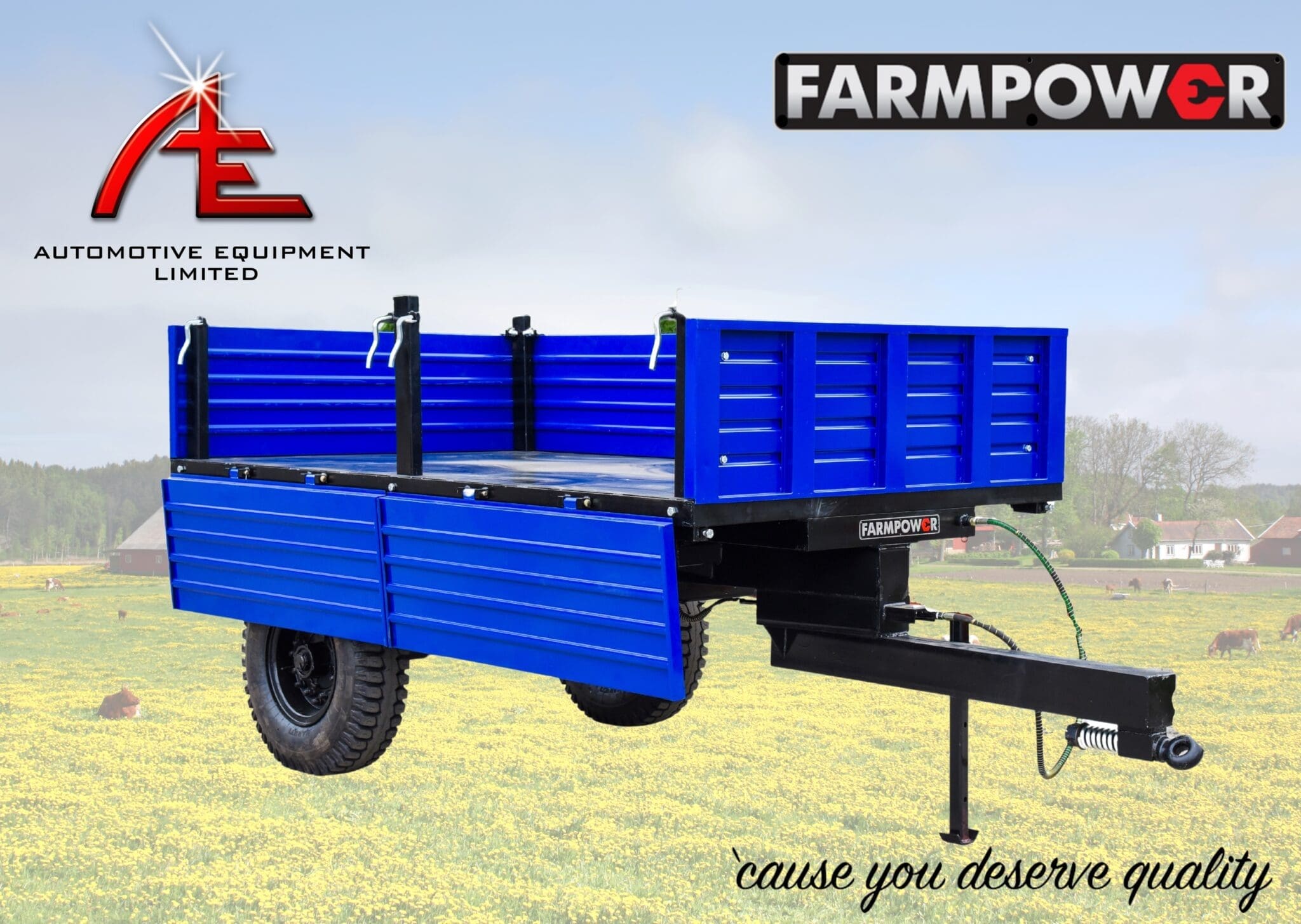5 TON- 2 WHEEL TIPPING TRAILER – Mech House Trader