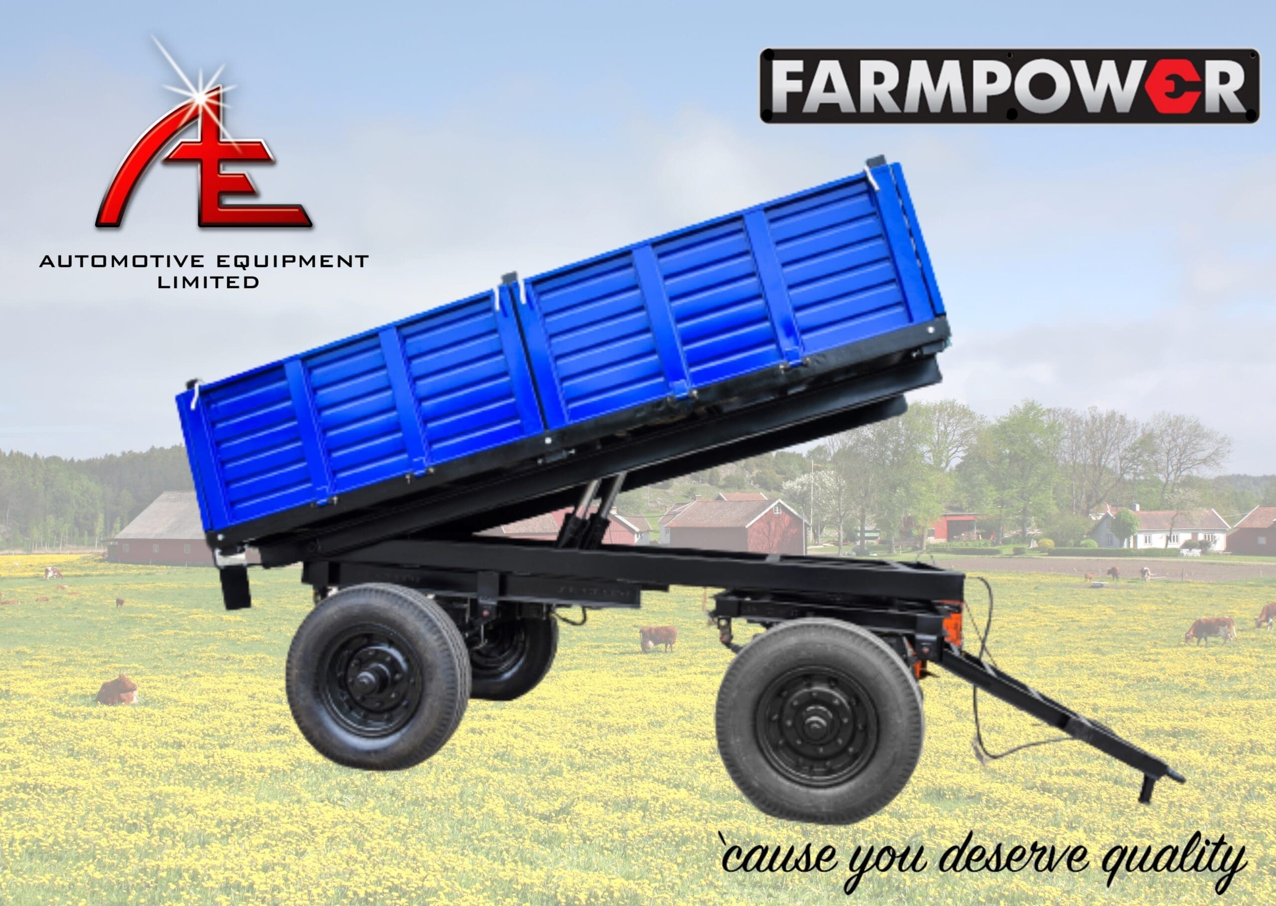 5 TON- 2 WHEEL TIPPING TRAILER – Mech House Trader