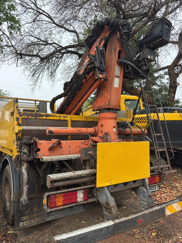 Mercedes Axor 1828 Crane Truck – Mech House Trader